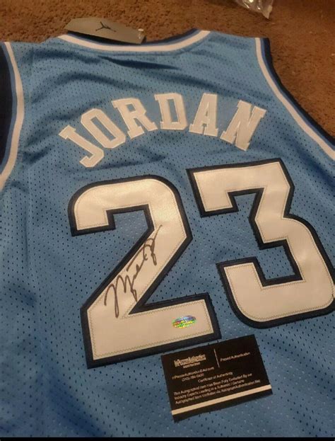 Michael Jordan Autographed Jersey Wcoa Certified 3868448249