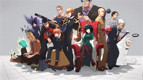 Fubuki One Punch Man 2k Tatsumaki Saitama Genos Sonic One Punch