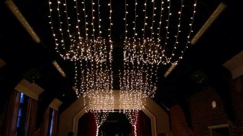 Canopy Lights For A Magical Wedding Reception