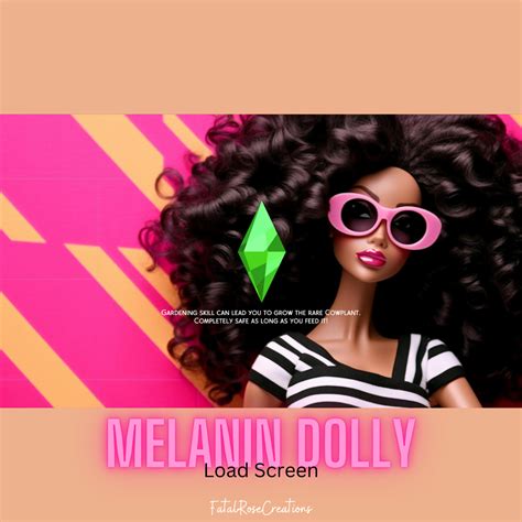 FatalRoseCreations Melanin Dolly Loading Screen The Sims 4 Mods CurseForge