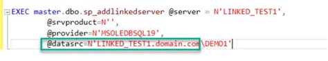 Sql Server Linked Server Encryption For Network Traffic