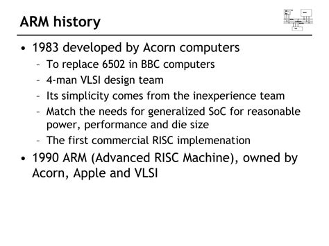 Ppt Arm Architecture Overview Design History And Features