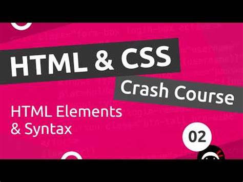 HTML CSS Crash Tutorial Mind Luster