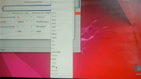Create Ntfs Partition With Gparted In Ubuntu 22 Youtube