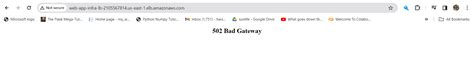 Alb 502 Bad Gateway Error And Ec2 Refused To Connect Aws Repost