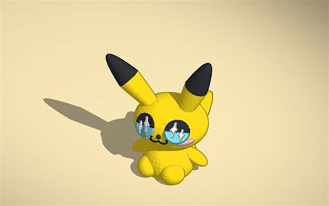 3d Design Pikachu Tinkercad