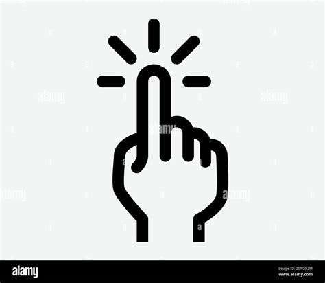 Finger Tap Cursor Click Touchscreen Gesture Hand Touch Screen Phone