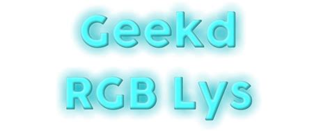 Geekd Led Lys
