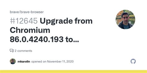 Upgrade From Chromium 8604240193 To Chromium 8604240198 · Issue
