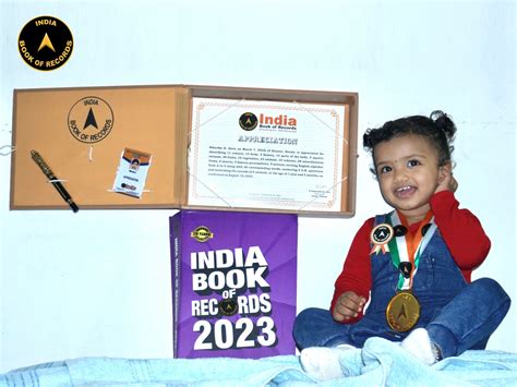 Niharika K Appreciation India Book Of Records