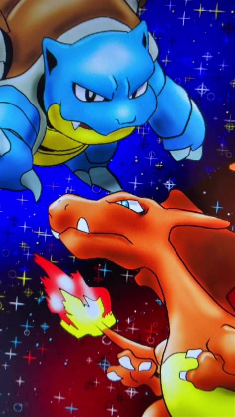 Charizard Vs Blastoise Wallpaper