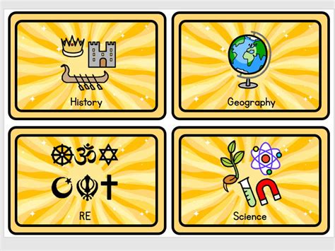 Sunshine Visual Timetable Teaching Resources