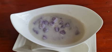 บัวลอยเผือก ร้าน บ้านดอกจันทน์ริมน้ำ