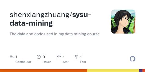 Github Shenxiangzhuangsysu Data Mining The Data And Code Used In My