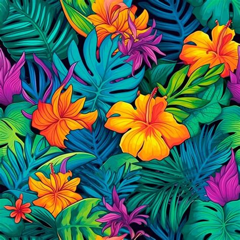 Premium Ai Image Pattern Of Colorful Tileable Tree Leaf Textures Premium Ai Image Pattern Of Colorful Tileable Tree Leaf Textures