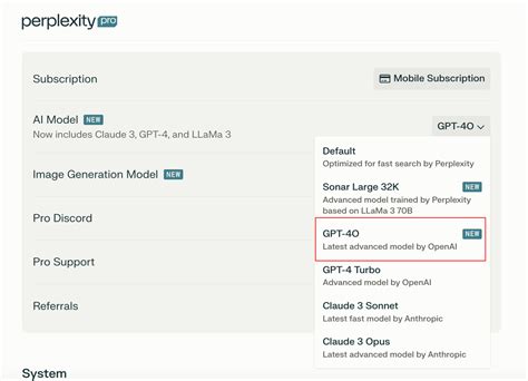 Perplexity现已支持gpt 4o 资源荟萃 Linux Do