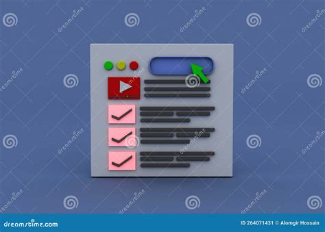 Minimal 3d Illustration Web Ui Or Ux Design Web Page Concept Web