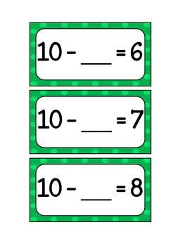 Missing Numbers Addition Subtraction By Teach Play With Mrs J TPT