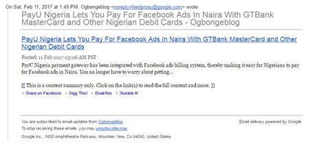 How To Send Summary Of Your Latest Blog Posts To Your Feedburner Email