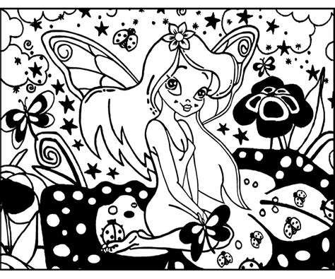 Картина за деца за оцветяване с релефен контур Colorvelvet Фея 297 X