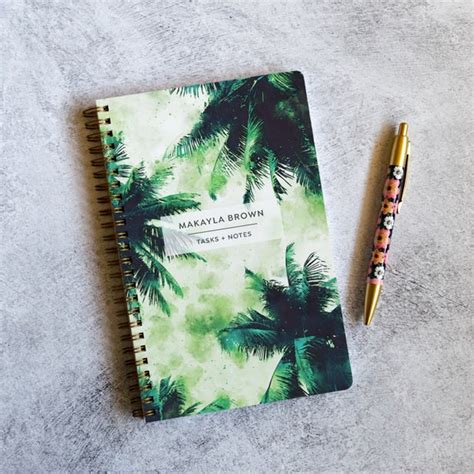 Personalized Task List Notebook 100 Pages Of To Do Lists And Etsy