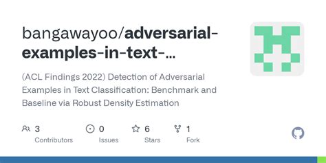 github bangawayoo adversarial examples in text classification acl