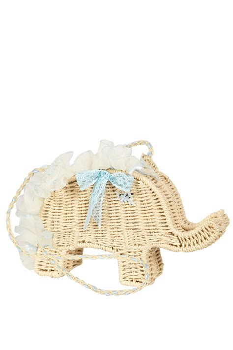 Детска сламена чанта