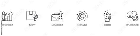 Kaizen Icon Vector Illustration Concept With Icon Of Improvement Kaizen Icon Vector Illustration Concept With Icon Of Improvement
