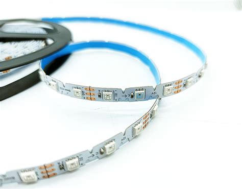 Bendable Zigzag Addressable Rgb Led Strip Light Dc12v 6mm Width Zigzag