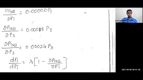 Example Problem 3 In Economic Load Dispatch With Considering Losses