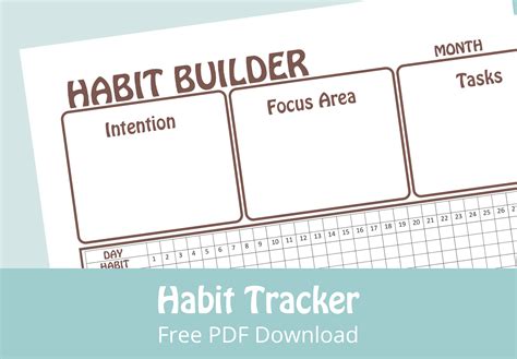 Habit Builder By Therapy In A Nutshell