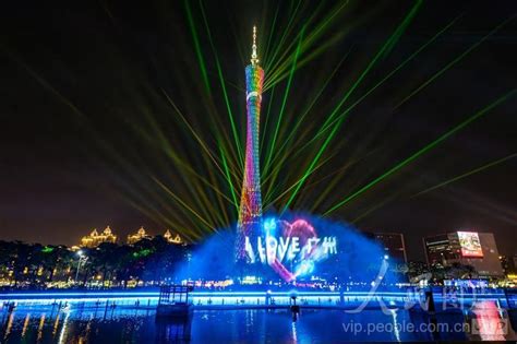 广东广州国际灯光节光耀羊城 人民图片网
