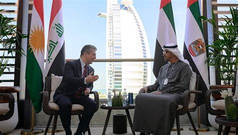 سەرۆکی حکومەتی هەرێم لە گەڵ سەرۆکی ئیمارات کۆبوویەوە