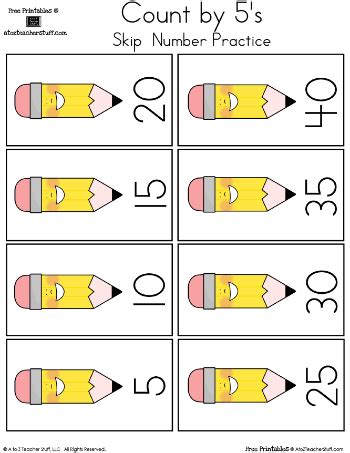 Create A Wall Chart Skip Counting By S And S To OFF