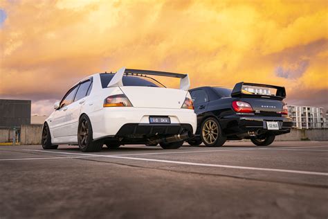 STI Vs EVO Photoshoot Avant Visual