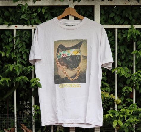 Odd Future Odd Future Cat With Chain White Edition Grailed