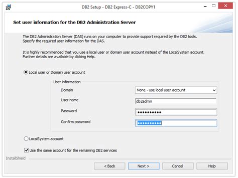 how to install db2 10 5 7