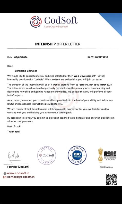 Codesoftinternship Webdevelopment Shraddha Bhawsar