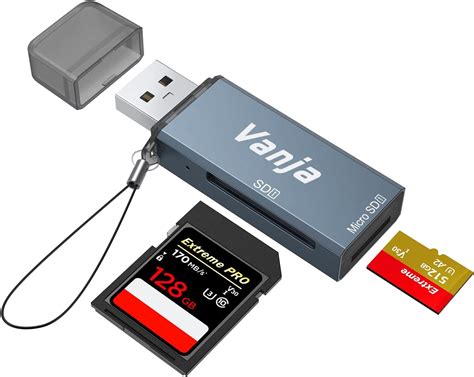 Amazon Com USB SD Card Reader Vanja In USB To SD Micro SD Card Reader Micro SD Card