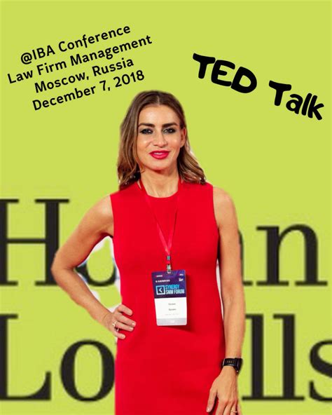 Oxana Balayan Ph D On Linkedin Hoganlovells Ted Tedtalk Iba