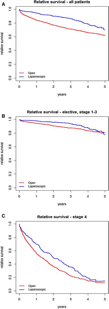 Five Year Relative Survival Rates The Relative Survival Is Calculated