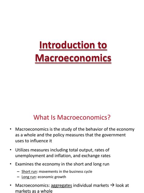 Introduction To Macroeconomics Download Free Pdf Macroeconomics