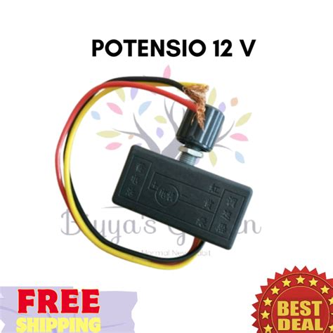 Potensio 12 V Pengatur Kecepatan Pompa Dc Potensio Meter Lazada Indonesia