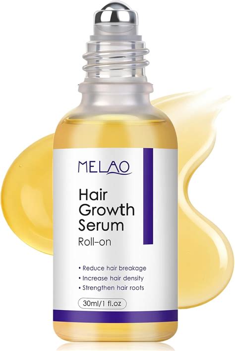 Hair Growth Serum With Roller Applicator 30ml Scalp Treatment For