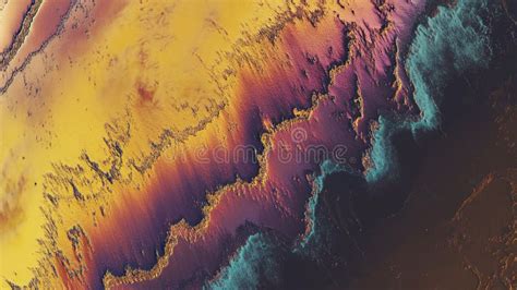 Precipitation Reaction Patterns Forming Complex Structures Rendered In