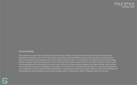 Project 1 Assignment 33 Rebrand Gopro