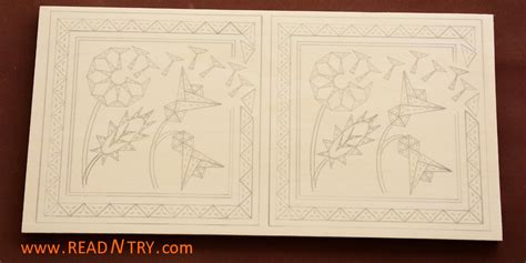 Carving Patterns Drawing