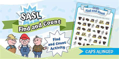 Fp Sasl Numbers Find And Count Activity Sheet Caps