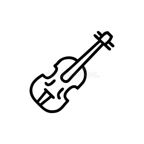 Elegant Violin For Classical Music Stock Vector Illustration Of Music