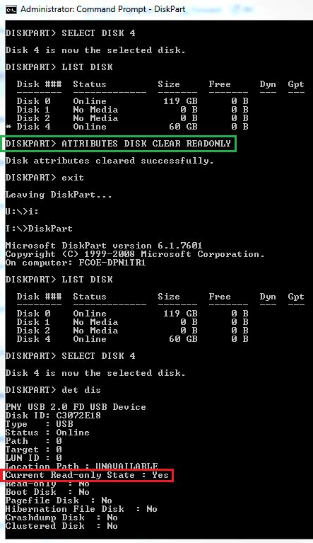 Solved Usb Flash Drive Read Only State Experts Exchange